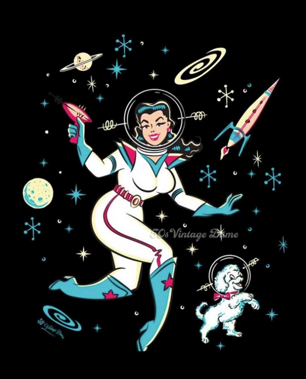 50s Vintage Dame - The Illustration Room